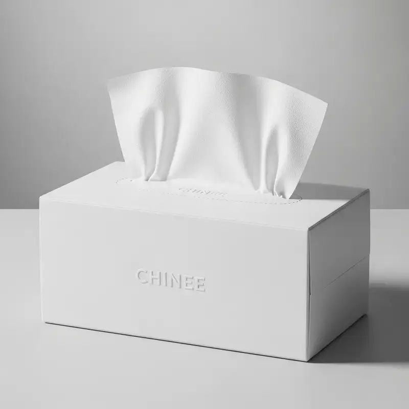 Customizable Industrial White Tissue Box for Commercial Use - Chinee ...